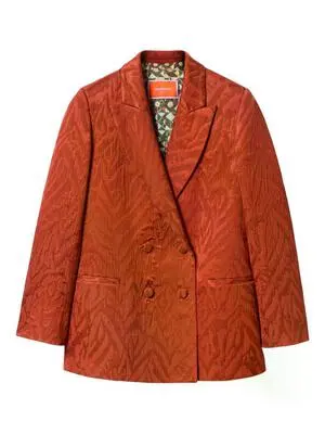 La DoubleJ Textured Double-breasted Jacket