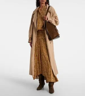 Isabel Marant Étoile Syana Printed Silk-blend Maxi Skirt