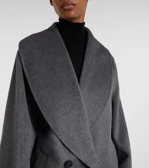 RÓHE Scarf-detail Wool And Cashmere Coat
