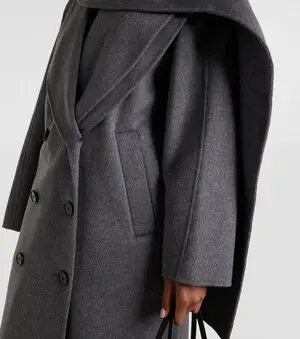 RÓHE Scarf-detail Wool And Cashmere Coat