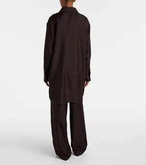 RÓHE Oversized Silk Shirt