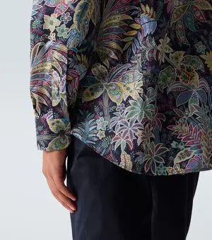 Etro Paisley Cotton Poplin Shirt - Multicoloured