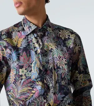 Etro Paisley Cotton Poplin Shirt - Multicoloured