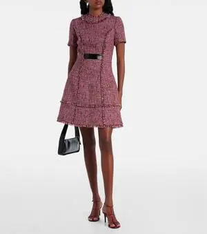 Safiyaa Tweed Mini Dress