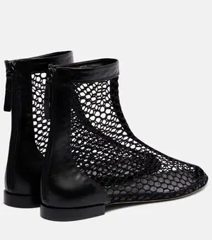 SOULIERS MARTINEZ Maxima Mesh Ankle Boots