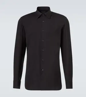 Prada Cotton-blend Shirt - Black