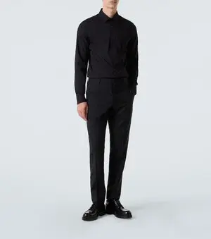 Prada Cotton-blend Shirt - Black