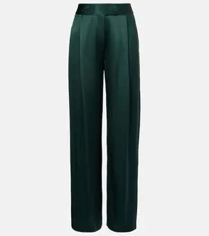 THE SEI Silk Satin Wide-leg Pants