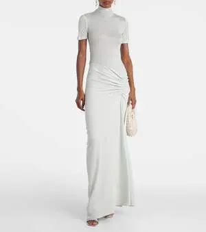 Christopher Esber Fusion Ruched Gown