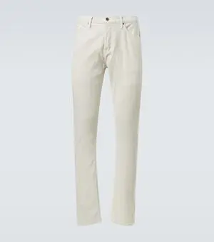 TOM FORD Tom Ford Cotton Corduroy Slim Pants White