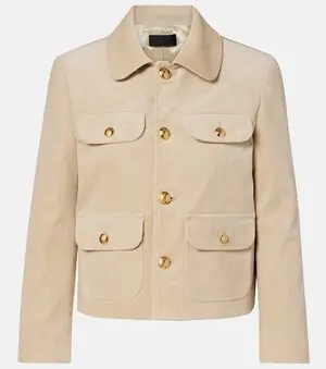 NILI LOTAN Chamonix Cotton-blend Jacket - Beige