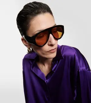 TOM FORD Bronson Aviator Sunglasses - Black