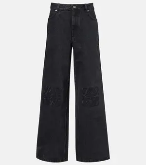 Loewe Anagram Wide-leg Jeans