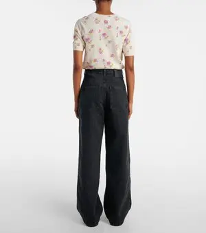 Loewe Anagram Wide-leg Jeans