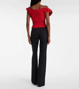 Magda Butrym Asymmetrical Top - Red