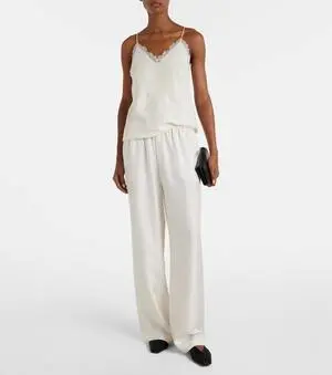 RÓHE Lace-trimmed Satin Camisole