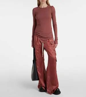 Rick Owens High-rise Cargo Pants - Red