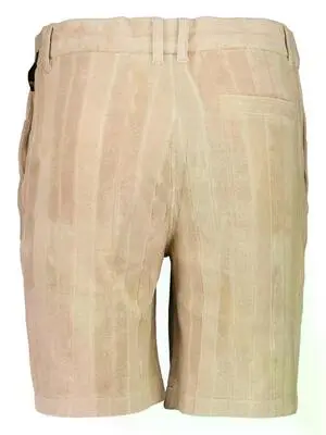 Fendi Terry Ff-jacquard Stripe Shorts