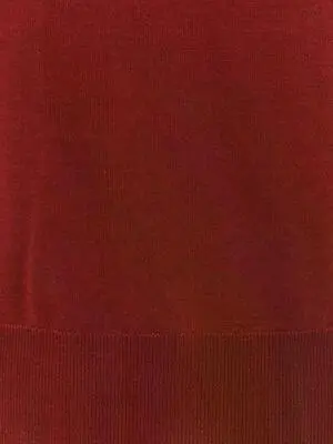 Brunello Cucinelli Cashmere-silk Blend Round Neck Sweater - Red