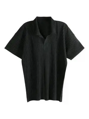 Issey Miyake Pleated T-shirt - Black