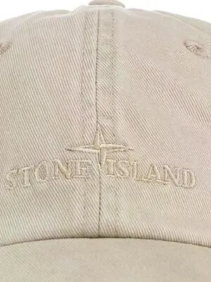 Stone Island Logo-embroidered Baseball Cap - Neutrals
