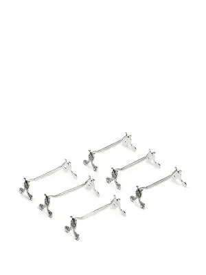 Christofle Louis Xiv Coquille Knife Rests - Silver