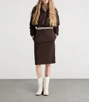 Prada Reversible Half-zip Hoodie - Brown
