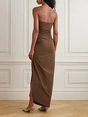 SIR. Florent Strapless Ruched Gown