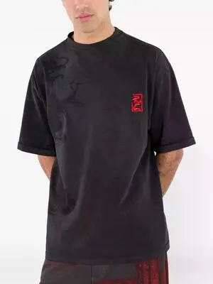 Roberto Cavalli Dragon-print T-shirt - Black