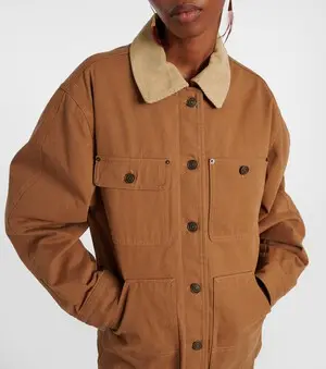 Isabel Marant Étoile Ninon Cotton Blouson Jacket - Brown