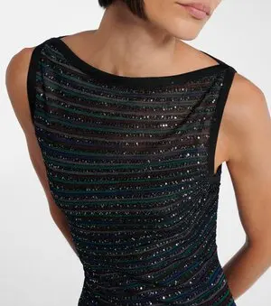 Missoni Sheer Striped Maxi Dress