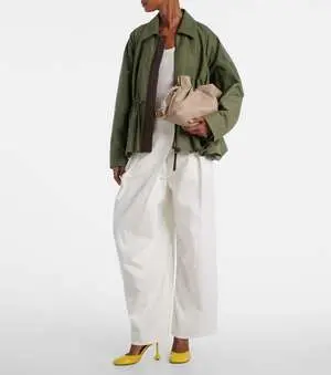 Loewe Flamenco Medium Leather Tote Bag - Beige