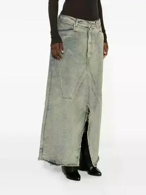 Rick Owens Denim Maxi Skirt