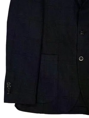 Boglioli Checked Blazer - Black