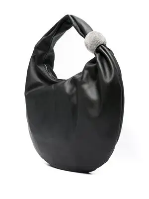 Giuseppe Di Morabito Crystal-embellished Knot Shoulder Bag - Black