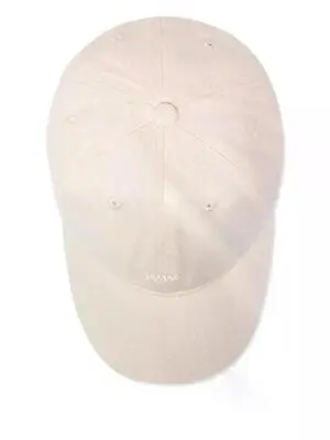 Wood Wood Off-white Embroidered Logo Baseball Cap - Pink