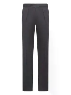 Incotex Wool Tailored Trousers - Grey
