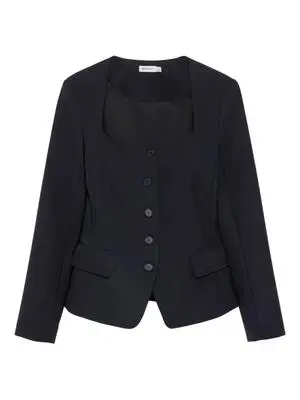 Simkhai Square-neck Buttoned Jacket