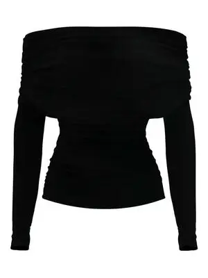 LIKA Off-shoulder Draped Bodice Top