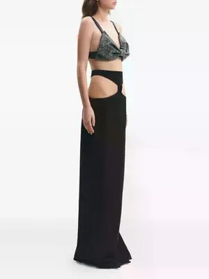 LIKA Nama Cut-out Maxi Skirt