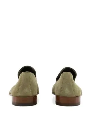 Manolo Blahnik Suede Loafers