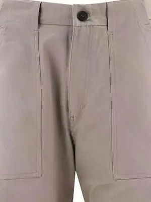 ANDBLUE Button-fly Patch-pocket Trousers - Brown