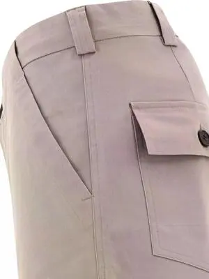 ANDBLUE Button-fly Patch-pocket Trousers - Brown