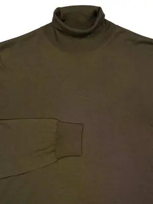 Boglioli Virgin Wool High Neck Sweater - Green