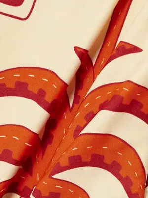 Johanna Ortiz Alta Mar Strapless Printed Recycled Swimsuit