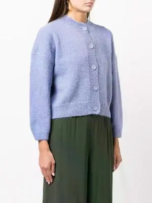 Rodebjer Button-up Long-sleeve Fine Knit Cardigan