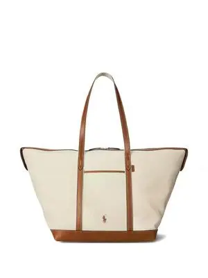 Polo Ralph Lauren Bellport Canvas Tote Bag - Neutrals