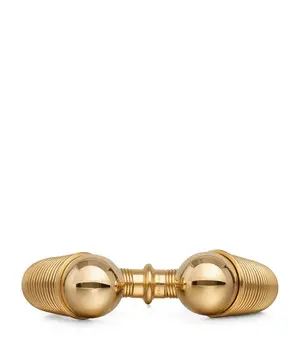Alaïa Spiral Cuff Bracelet In Tone - Gold