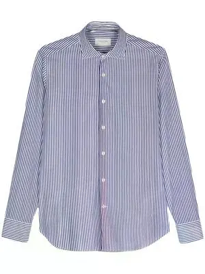 TINTORIA MATTEI 954 Striped Shirt - Blue