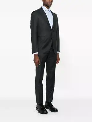 Tagliatore Logo-brooch Suit